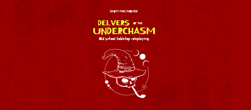 Trollish Delver: Delvers of the Underchasm pamphlet RPG out now