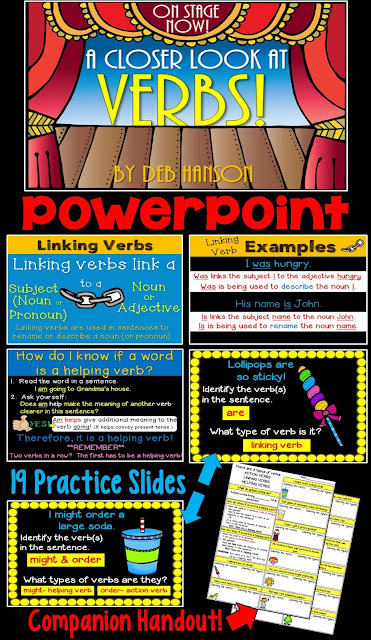Linking Verbs Anchor Chart | Crafting Connections Linking Verbs Anchor Chart | Crafting Connections