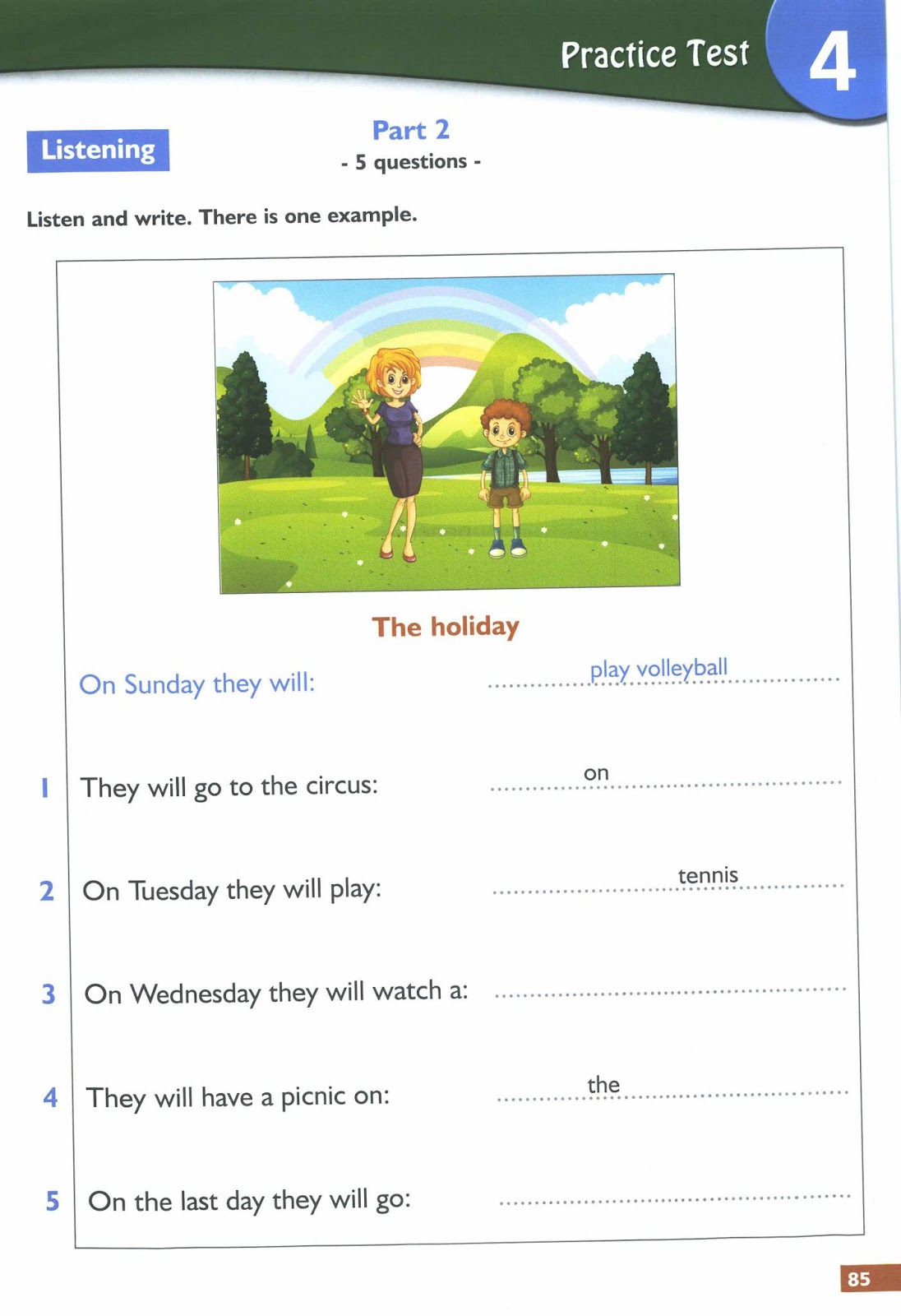 English Cambridge Tests - Complete Flyers Tests - Let Your Hair Down!