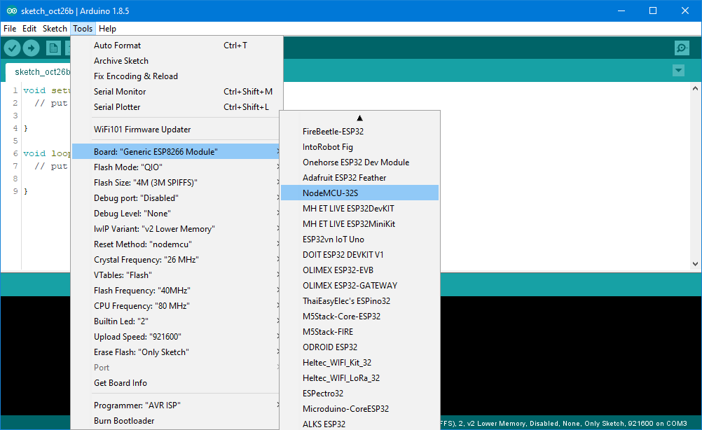 Cài đặt IDE cho ESP8266 và ESP32 - TCL47 - Trương Công Lý