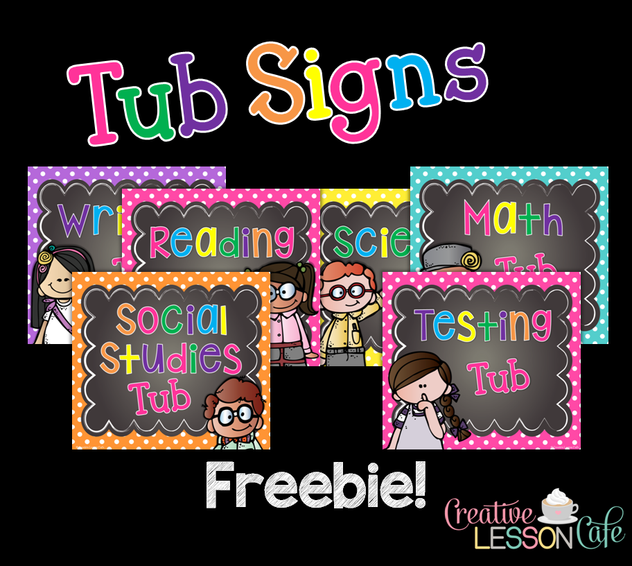 Creative Lesson Cafe: Classroom Organization Blog Hop!