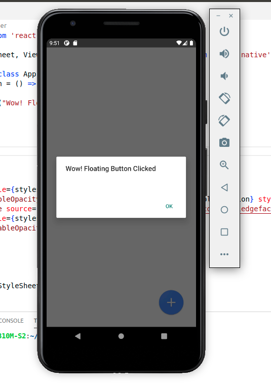 React Native Floating Action Button Mobile Application Development
