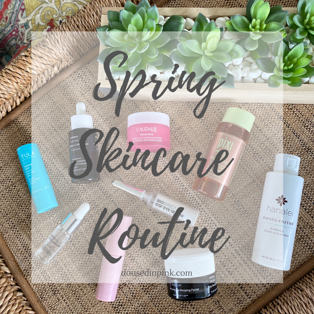 Tips For Your Spring Skincare Routine Doused In Pink