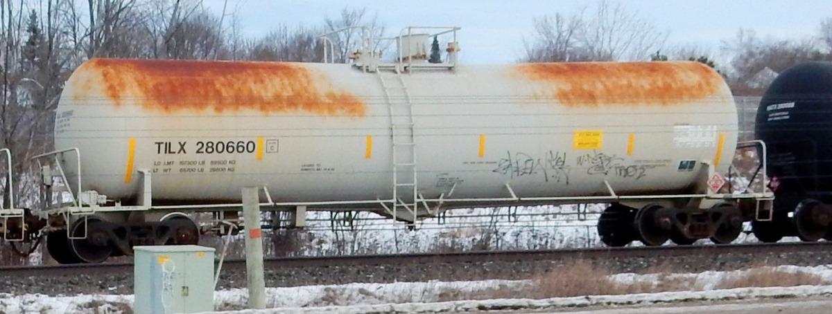 Trackside Treasure: Cars on CN No 376, January 22, 2016