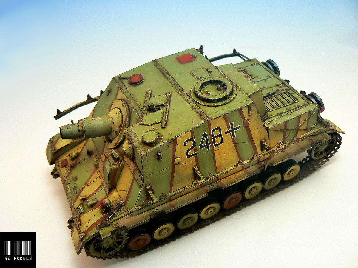 46 MODELS by Tomasz Bajer : 1/35 STURMPANZER IV BRUMMBAR LATE, Sd.Kfz. 166