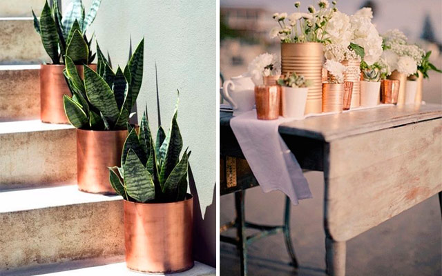 Marzua: El color metalizado en decoración