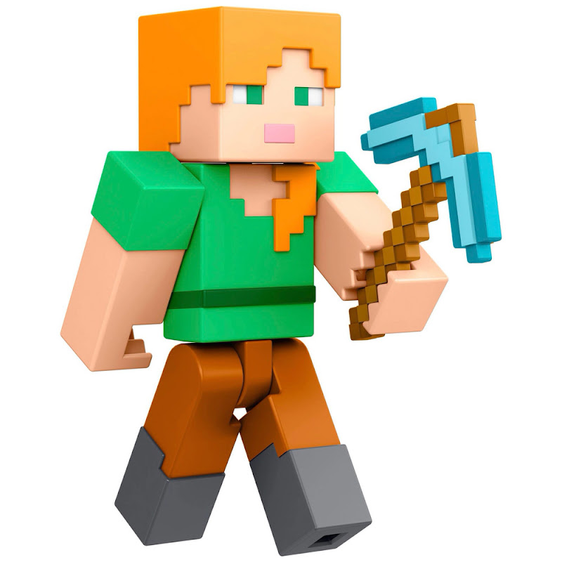 Minecraft Alex Build-a-Portal Series 1 Figure | Minecraft Merch