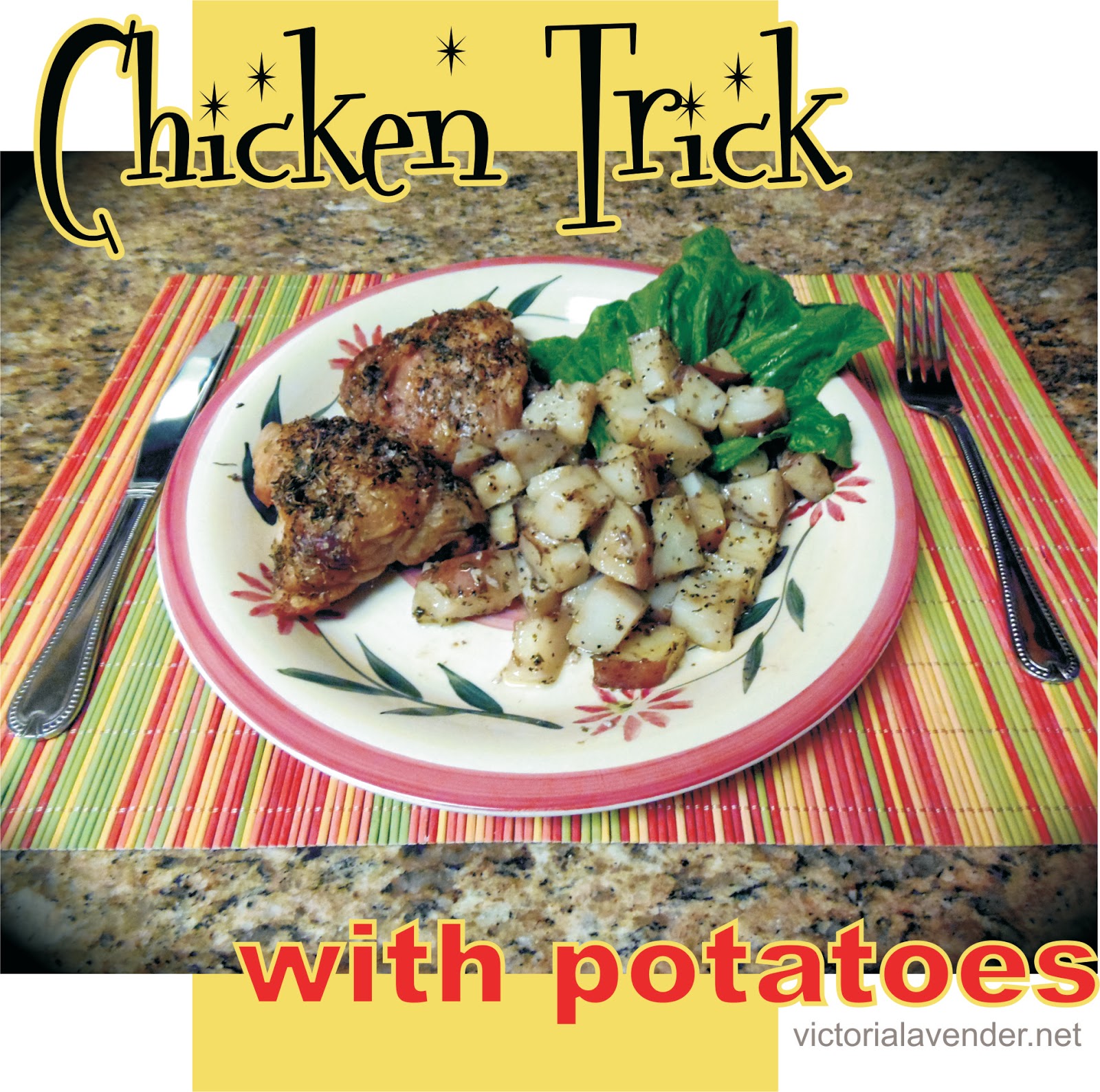 Victoria Lavender: Easy Baking Chicken Trick