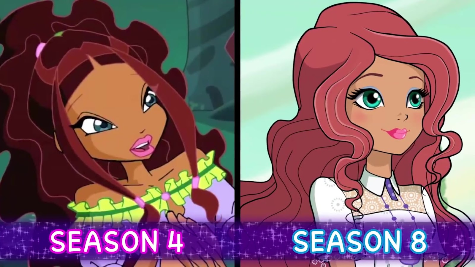 Winx Club fairies evolution from Season 1 to 8 🌟 - Winx Club All