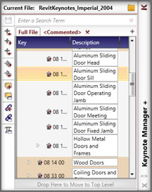 Revit Add-Ons: Keynote Manager Version 14.0 Released (Updated)