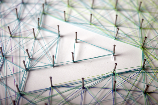 Las Teje y Maneje: TACTILE TYPOGRAPHY BY DOMINIQUE FALLA