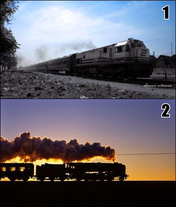 Indonesian Railway Photography: Backlight dan Silhouette