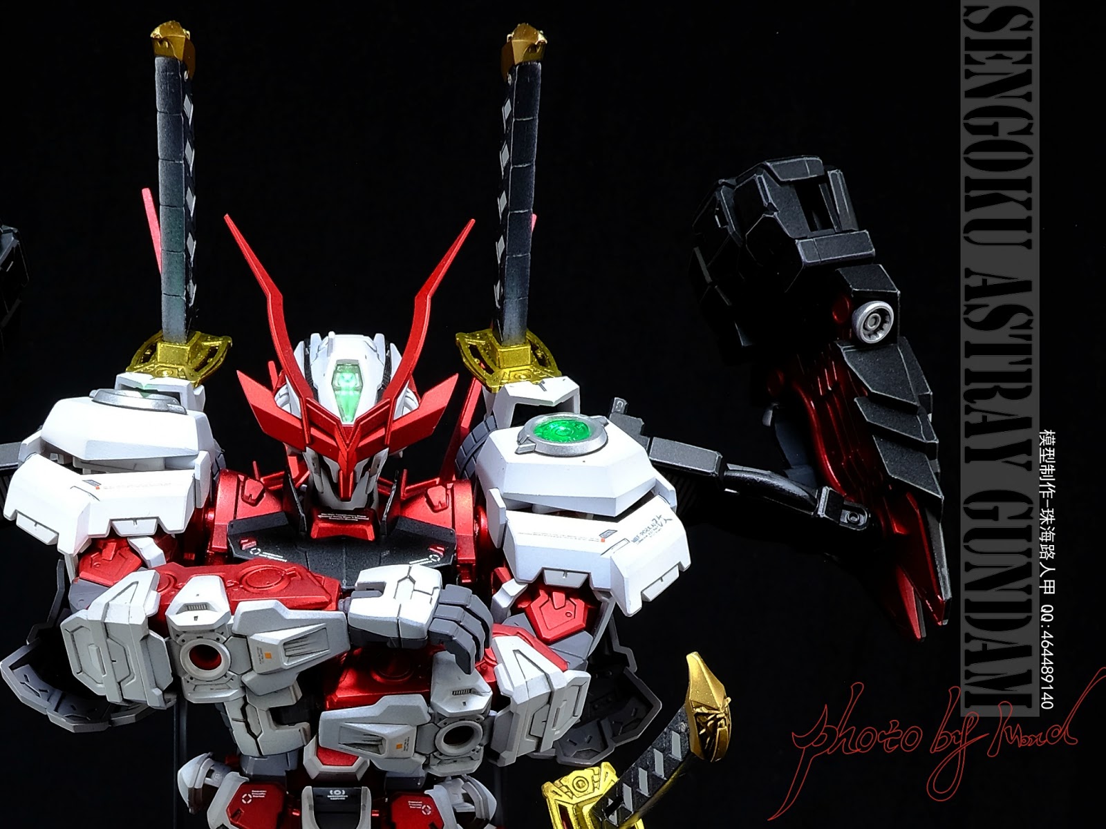 GUNDAM GUY: MG 1/100 Sengoku Astray Gundam - Painted Build