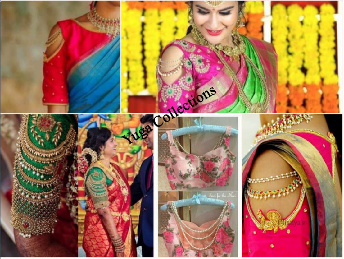 Jeweled Blouses- Blouse designs