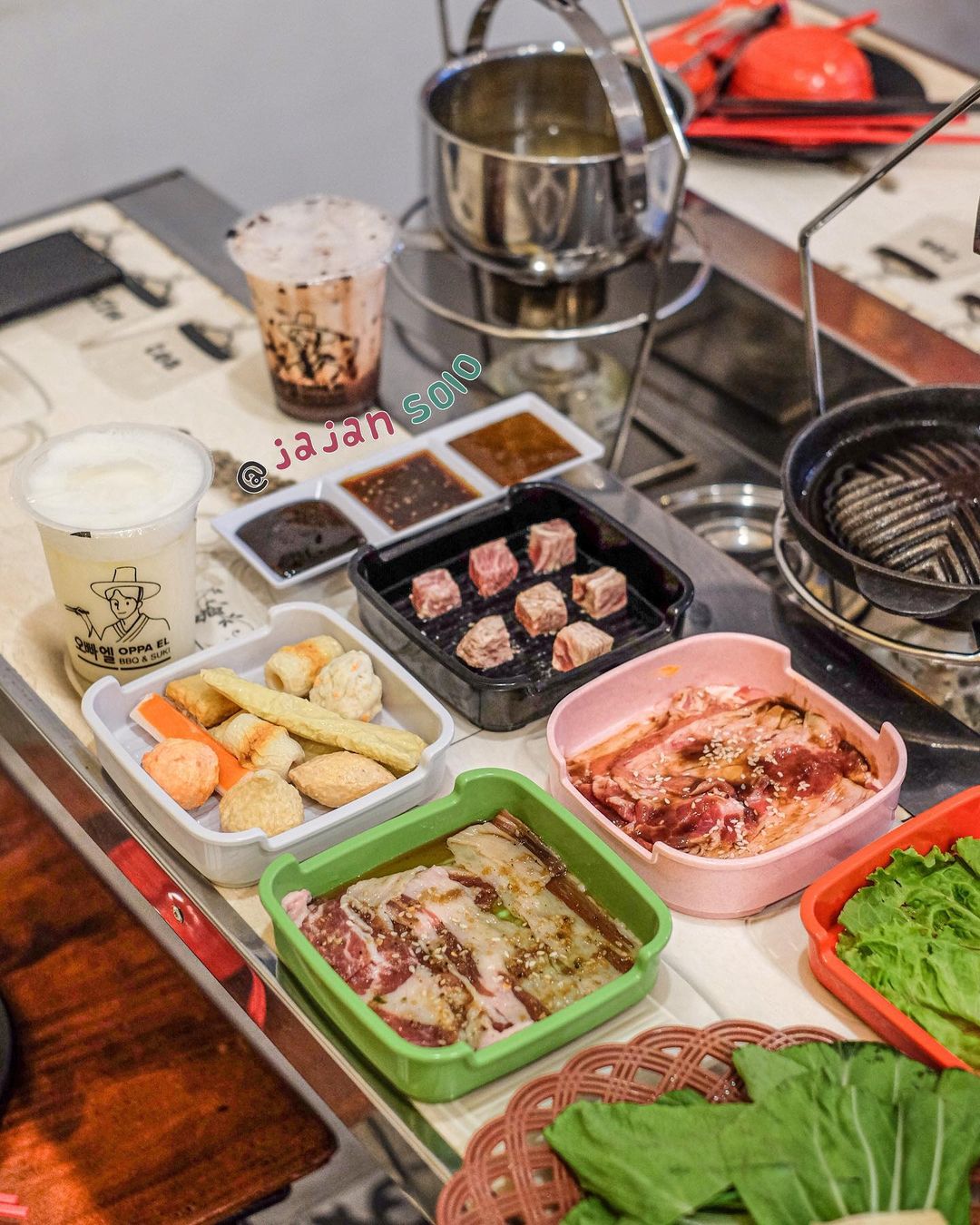 TEMPAT NGEGRILL BARU DI SOLO OPPA EL BBQ AND SUKI | Promotion Your ...