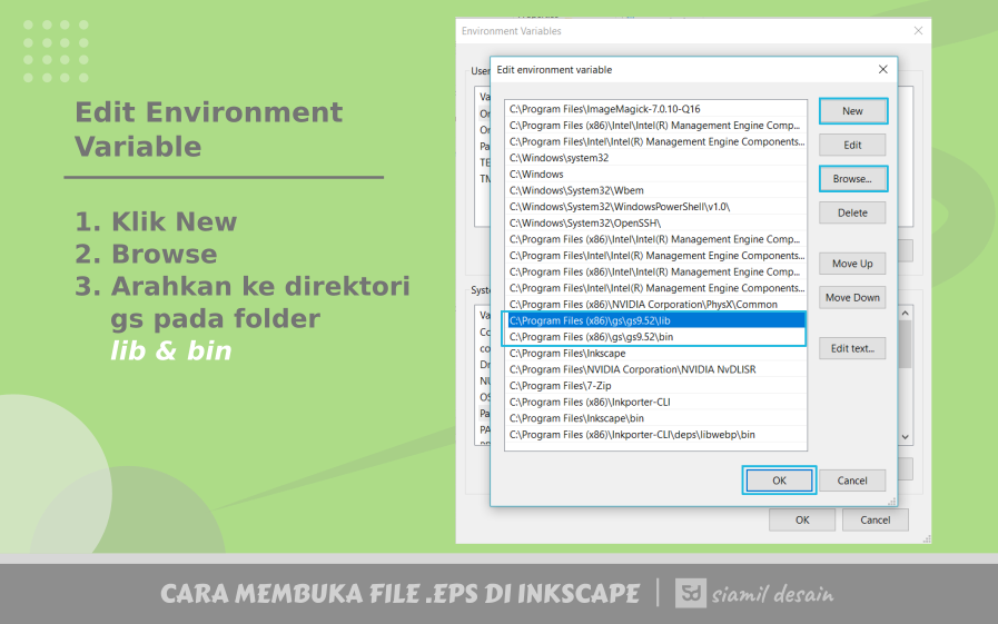 Cara Membuka File Eps di Inkscape - Siamil Desain