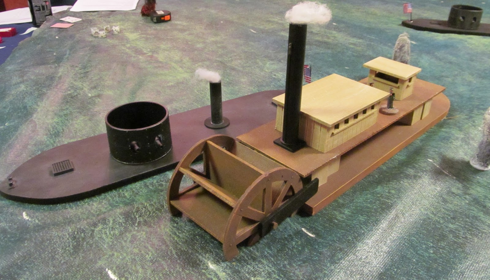 Blenheim to Berlin: 28MM ACW NAVAL: ACTION ON THE YAZOO RIVER