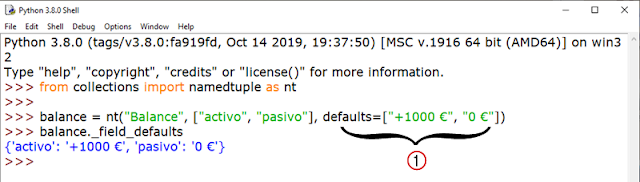 APRENDER A PROGRAMAR CON PYTHON: NAMEDTUPLES