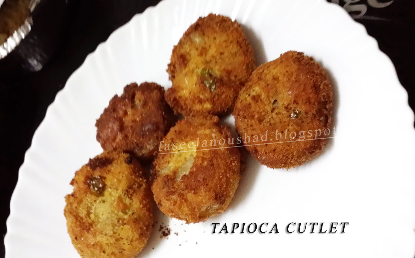 GOOD FOOD ENDS WITH GOOD TALK: Tapioca Cutlet
