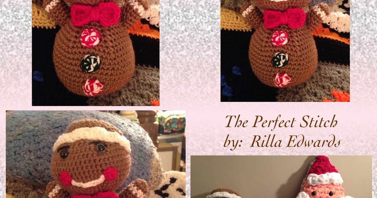 The Perfect Stitch...: Gingerbread Man - 9" Tall