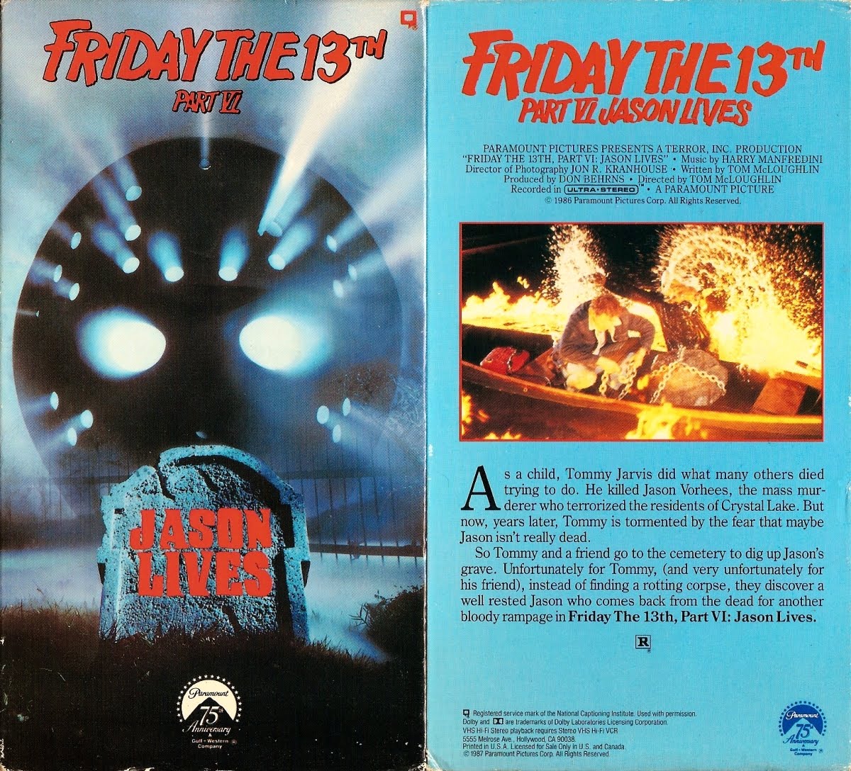 MÁS QUE CINE DE LOS OCHENTA: Viernes 13. 6ª Parte: Jason vive (1986 ...