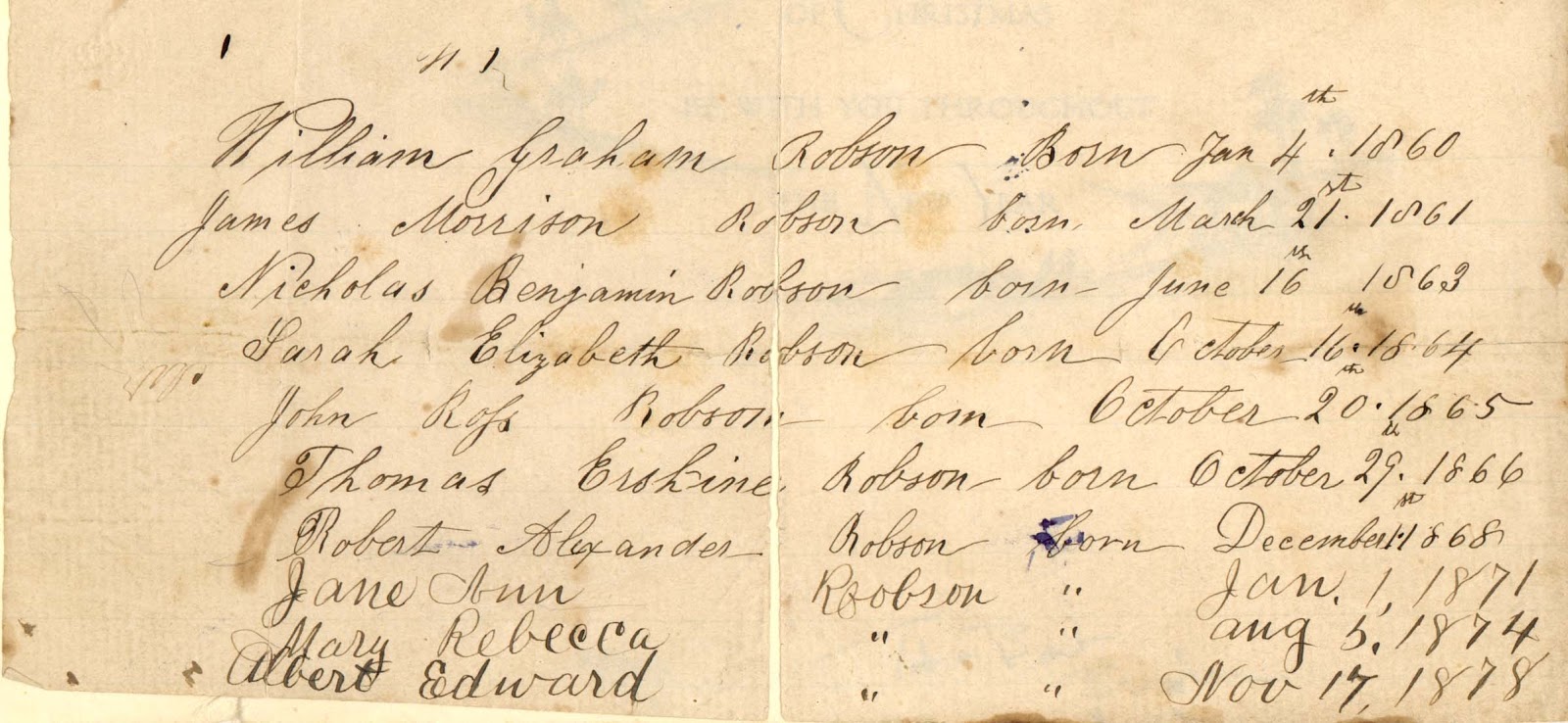 Robson History: 2014