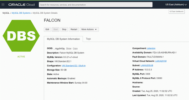 MySQL DB System on Oracle Cloud Infrastructure | DB Exam Study