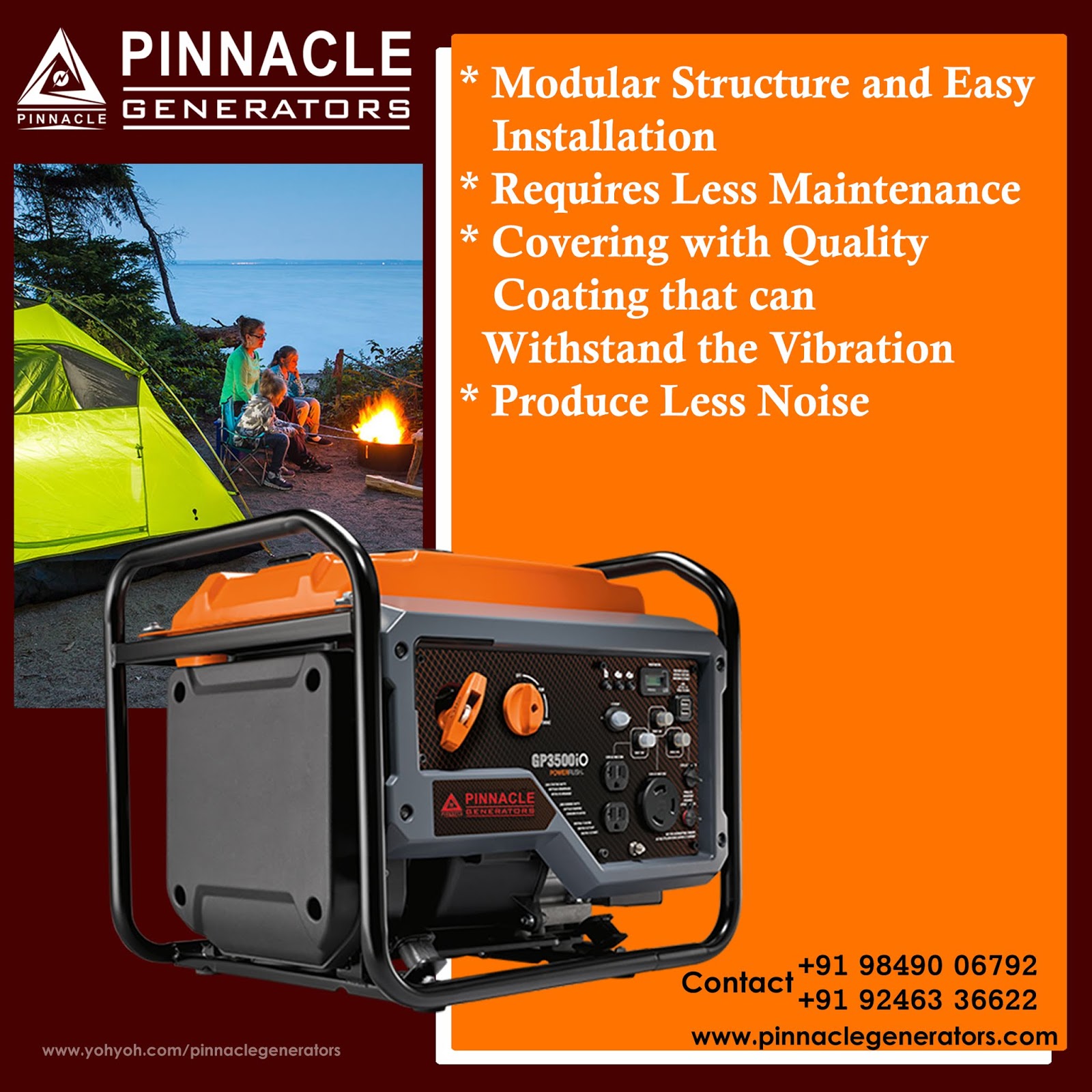 Pinnacle Generators: Portable Generators - Pinnacle Generators Call Us ...