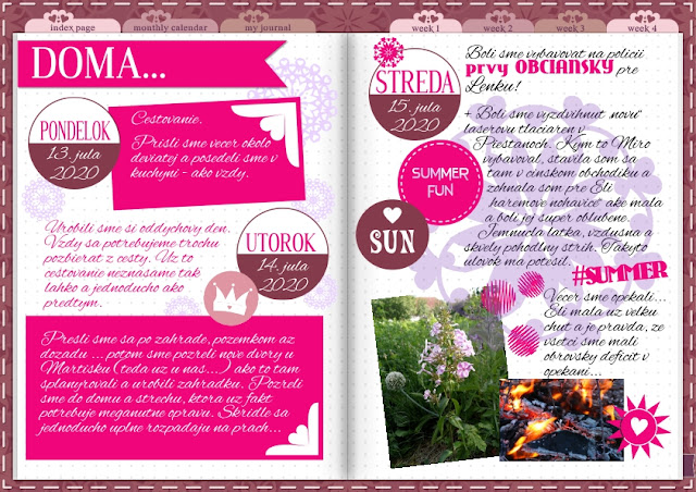 Get inspired: My summer digital journal pages.
