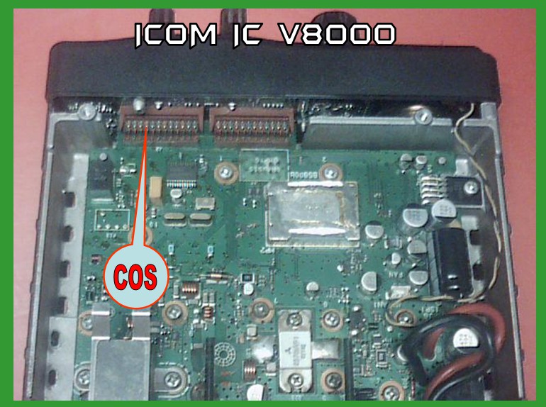 HOBBY RADIO COMMUNICATION REPEATER HT VHF/UHF: COS RADIO ICOM V8000