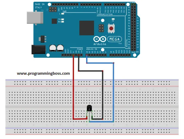 LM-35 Temperature Sensor and Arduino-Temperature Monitor using LCD Display