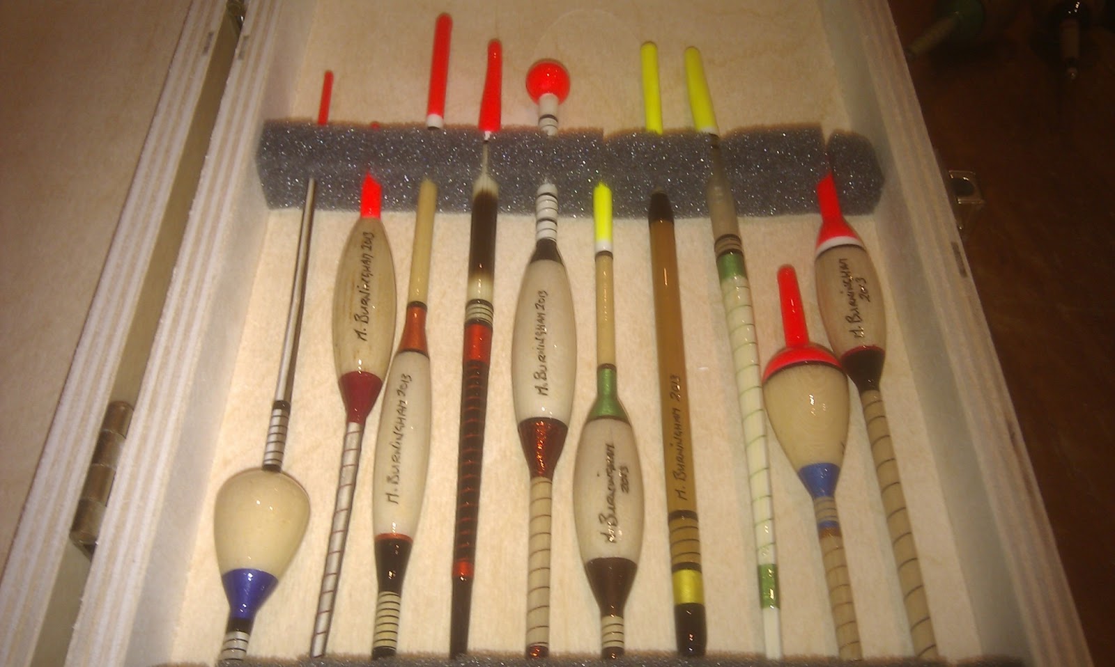 Handmade Fishing Floats by Mark Burningham.: March 2013
