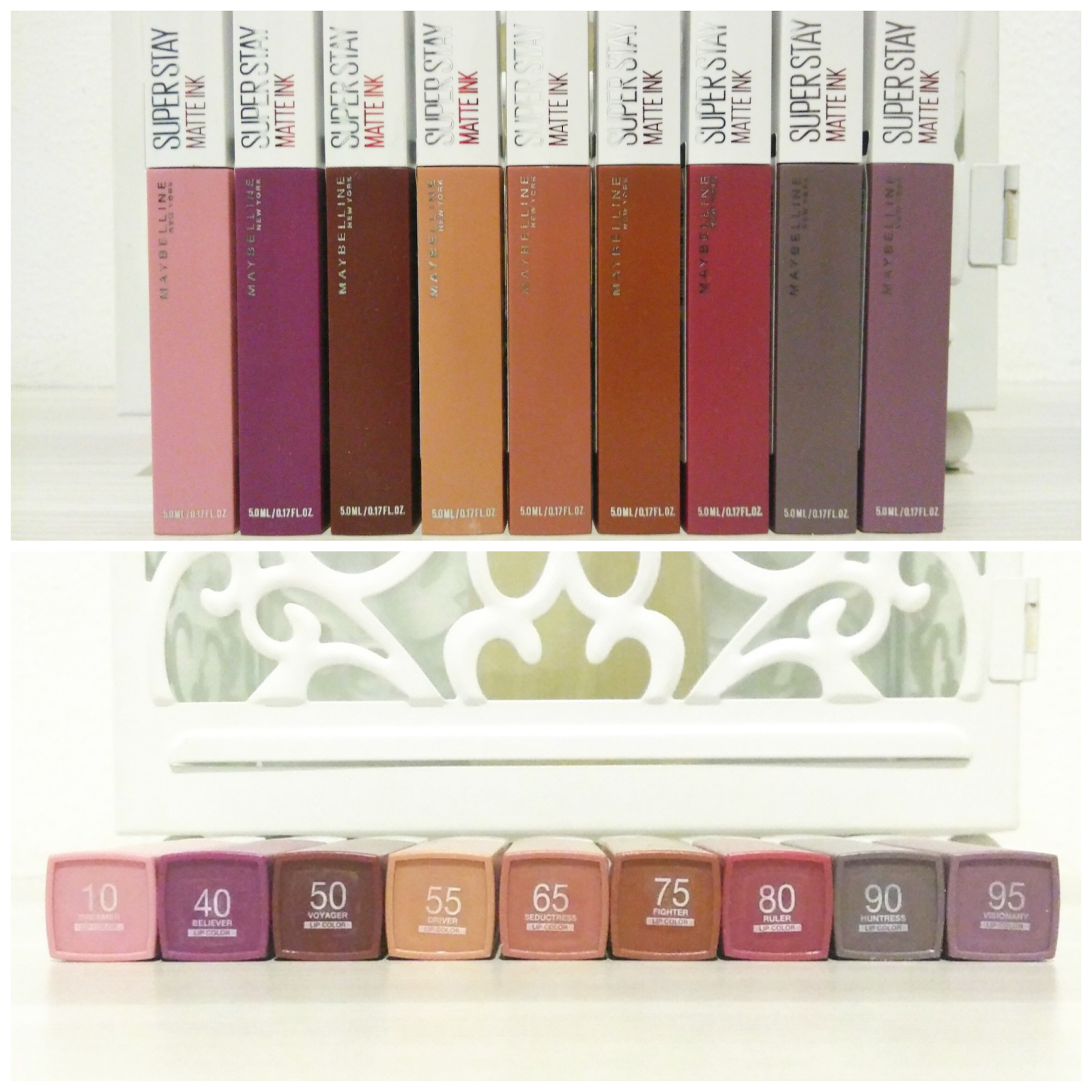 Warna unik dari Lipstik Maybelline Super Stay Matte Ink | Diary of ...