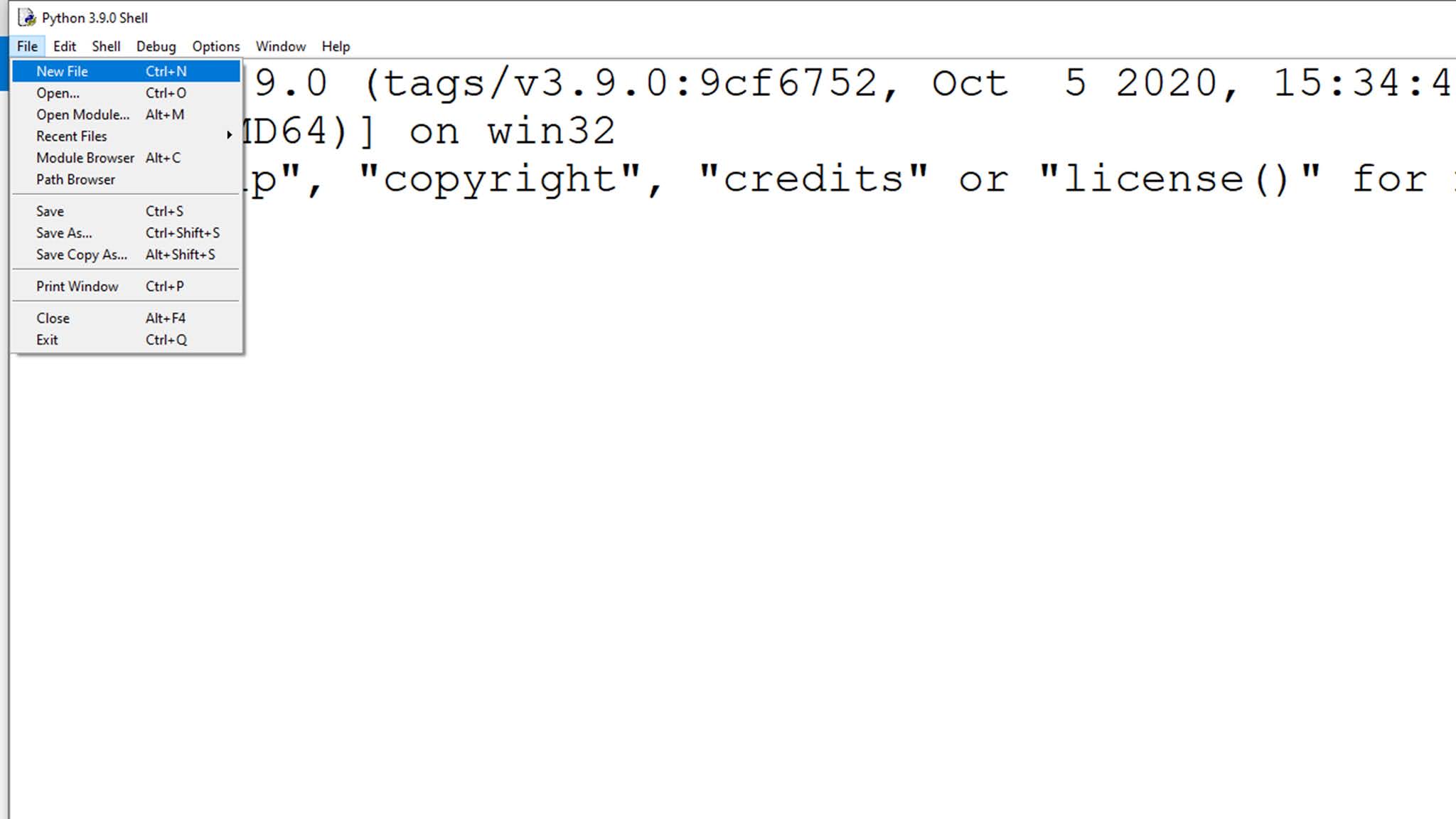 Python 2.3 - Executing Python program