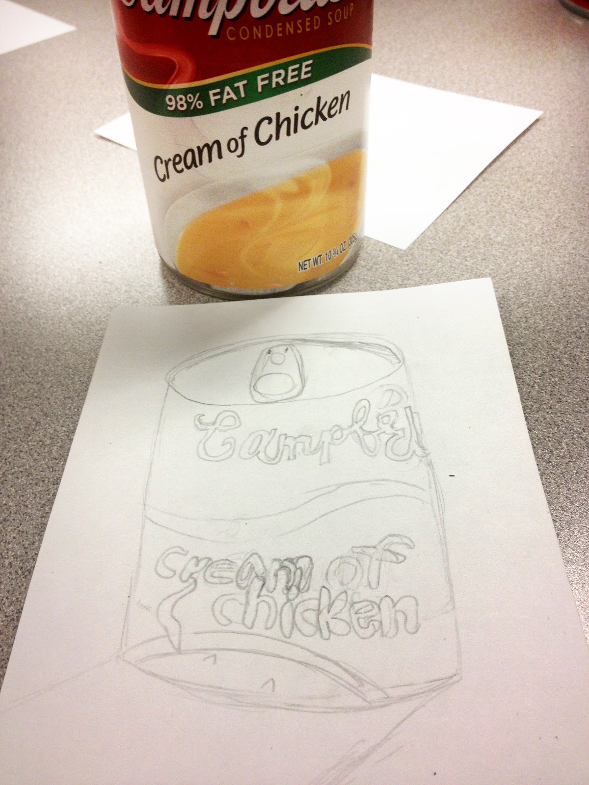 creat[ed]: Our Andy Warhol Soup Can Projects | Food Drive