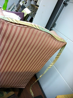 The Drapery Lady: Wing Chair Slipcover Instruction