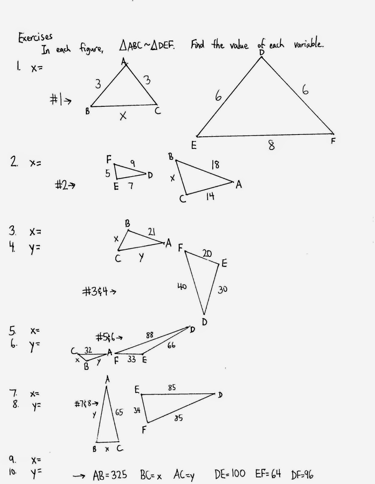 Geometry, Common Core Style: PARCC Practice Test Question 1 (Day 146)