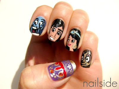 Nail Art Design: Aladdin