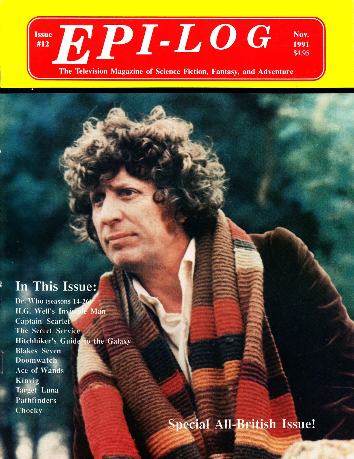 STARLOGGED - GEEK MEDIA AGAIN: 1991: EPI-LOG MAGAZINE Issue 12