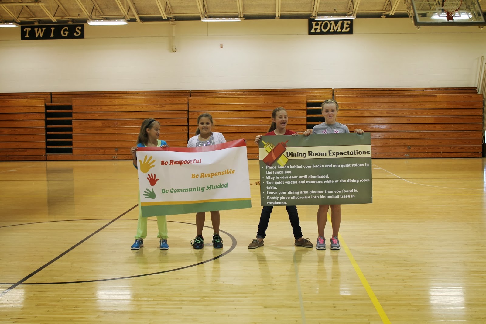 Fort Branch Community School: School Expectation Banners