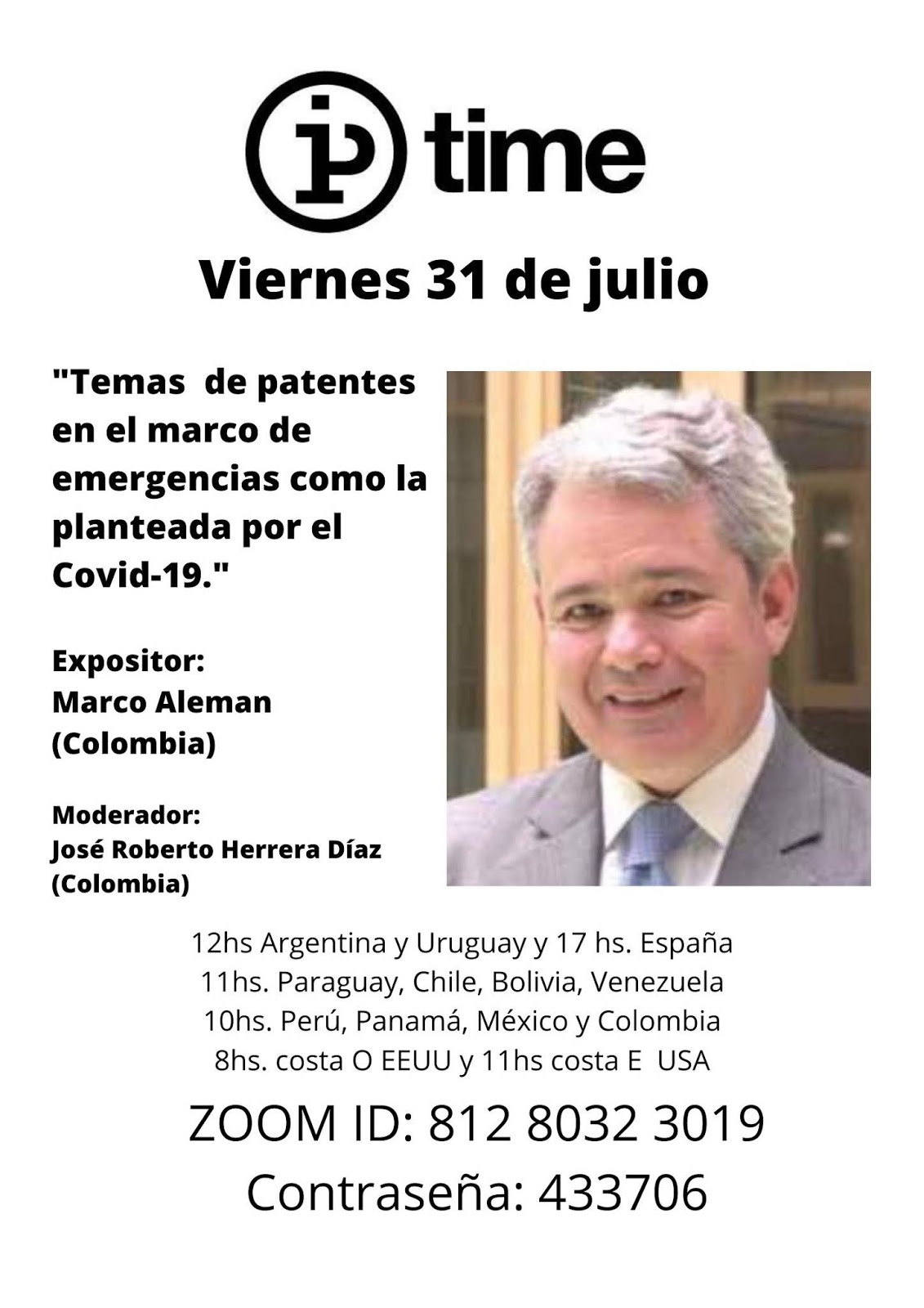 Marco Aleman, 31 de julio