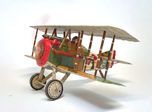 SPAD S.XIII Biplane Paper Model | Paperized Crafts