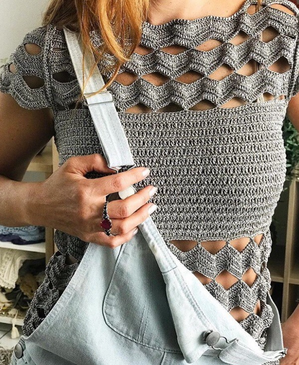 Ergahandmade: Crochet Top + Diagram