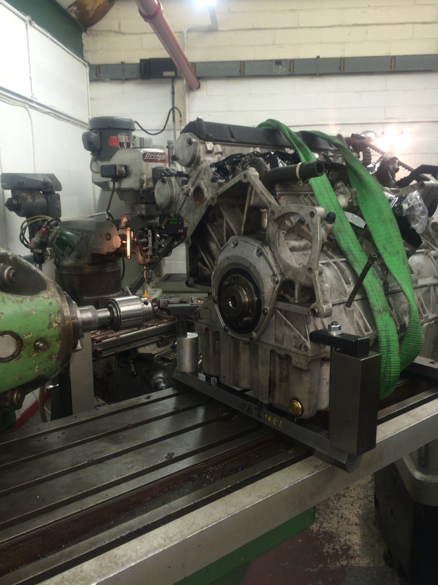 Lotus Excel Restoration: Lotus 912 motor: Machining the crank ...