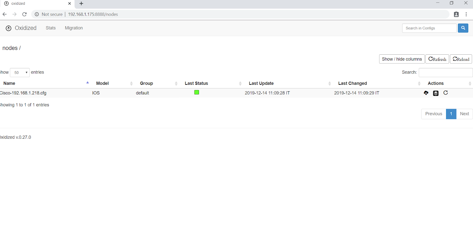 Oxidized - Cài đặt server backup configuration network tập trung với ...