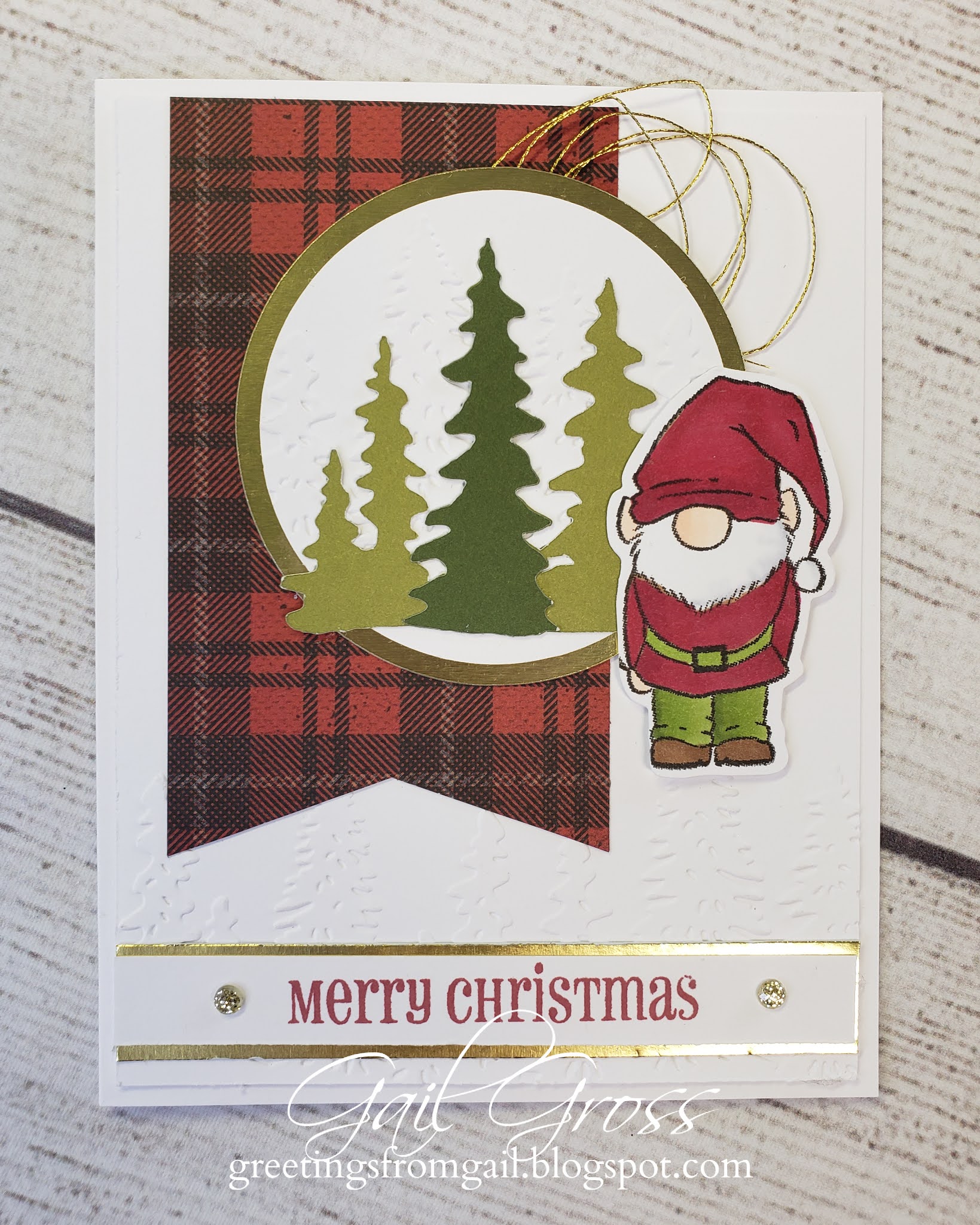 Greetings from Gail: Gnome Christmas Card Kit