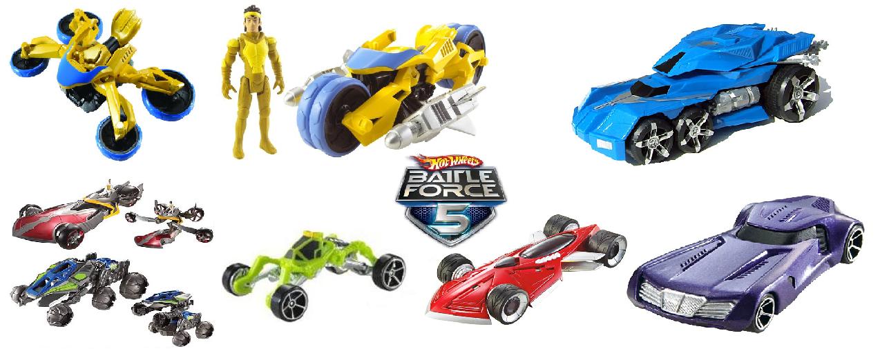 Battle Force 5 Cars