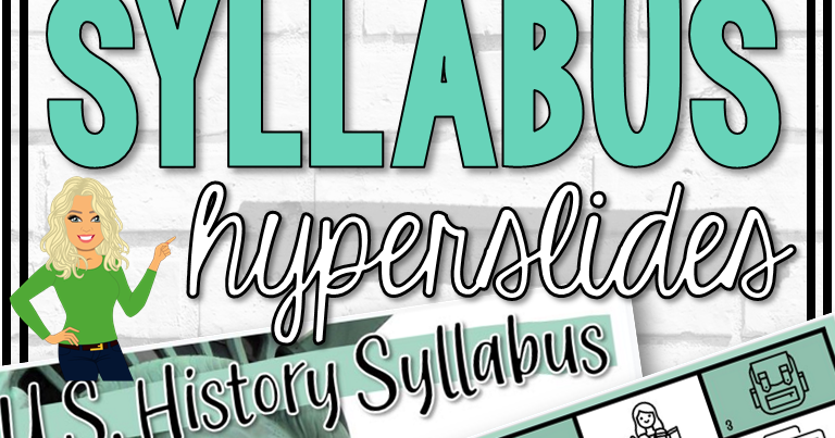 Social Studies Toolbox: Interactive Syllabus