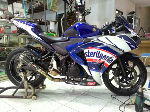 Decal stickers Yamaha R25/R3 sterilgarda WSBK