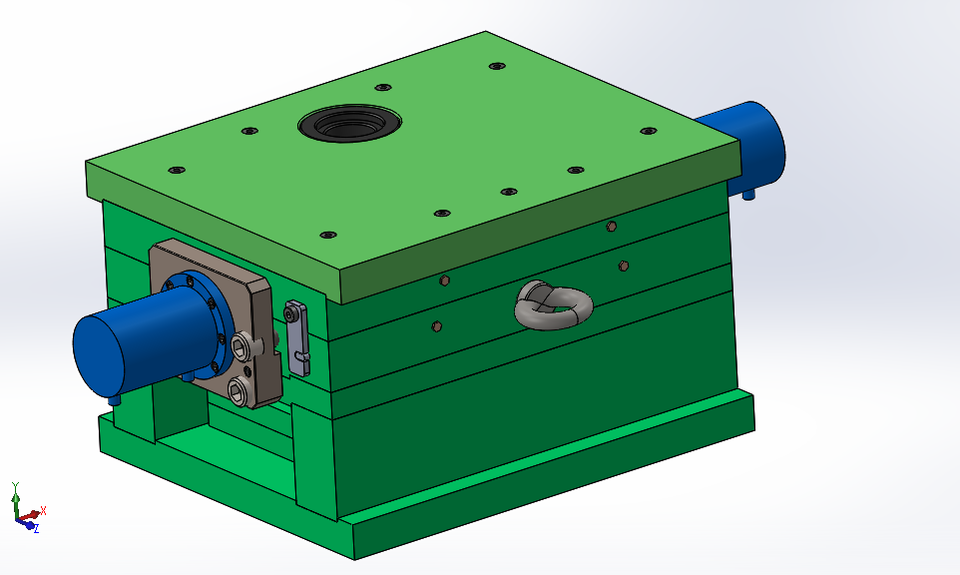 256. Injection mold full || Free download 3D model
